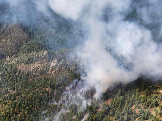 Oak Ridge Fire near Beulah now 1,191 acres in size, 9% contained