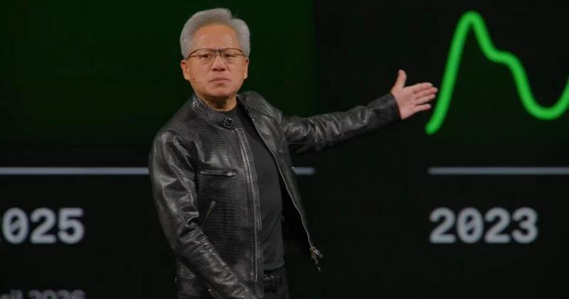 Nvidia CEO Jensen Huang says AI-generated commits on GitHub tripled to ...