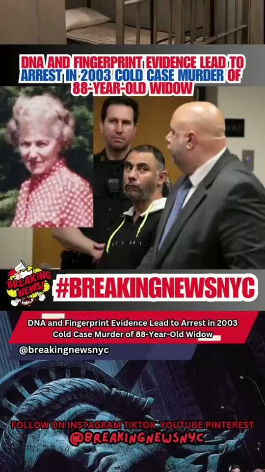 DNA and Fingerprint Evidence Lead to Arrest in 2003 Cold Case Murder of ...
