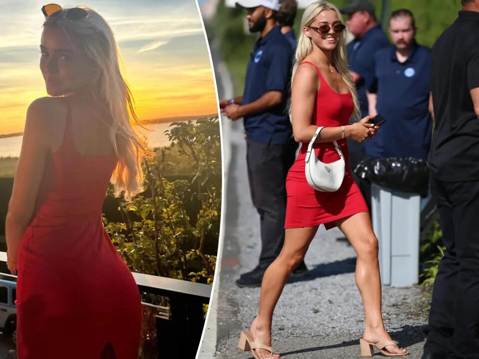 Livvy Dunne rocks fiery red dress for star-studded Fourth of July bash