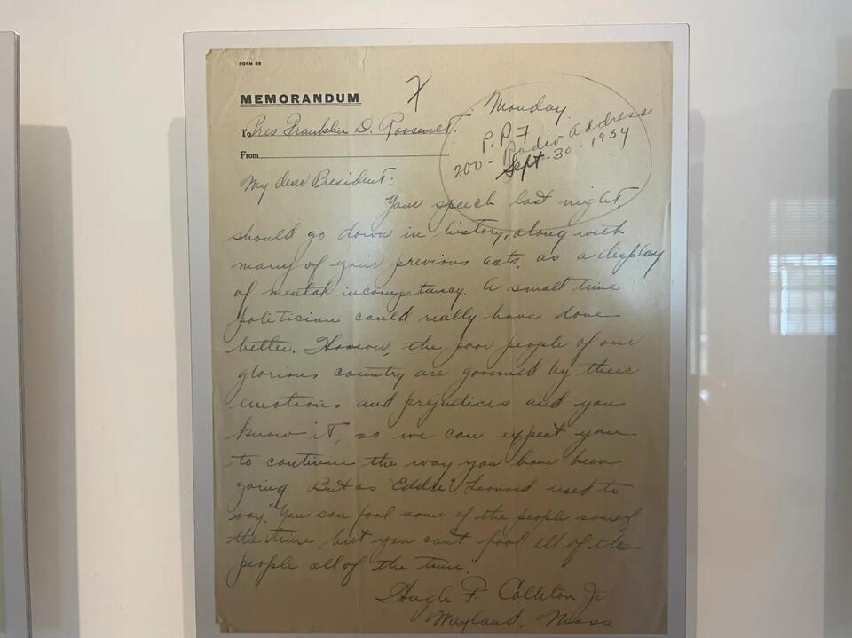 Franklin D. Roosevelt Presidential Library and Museum exhibit showcases ...