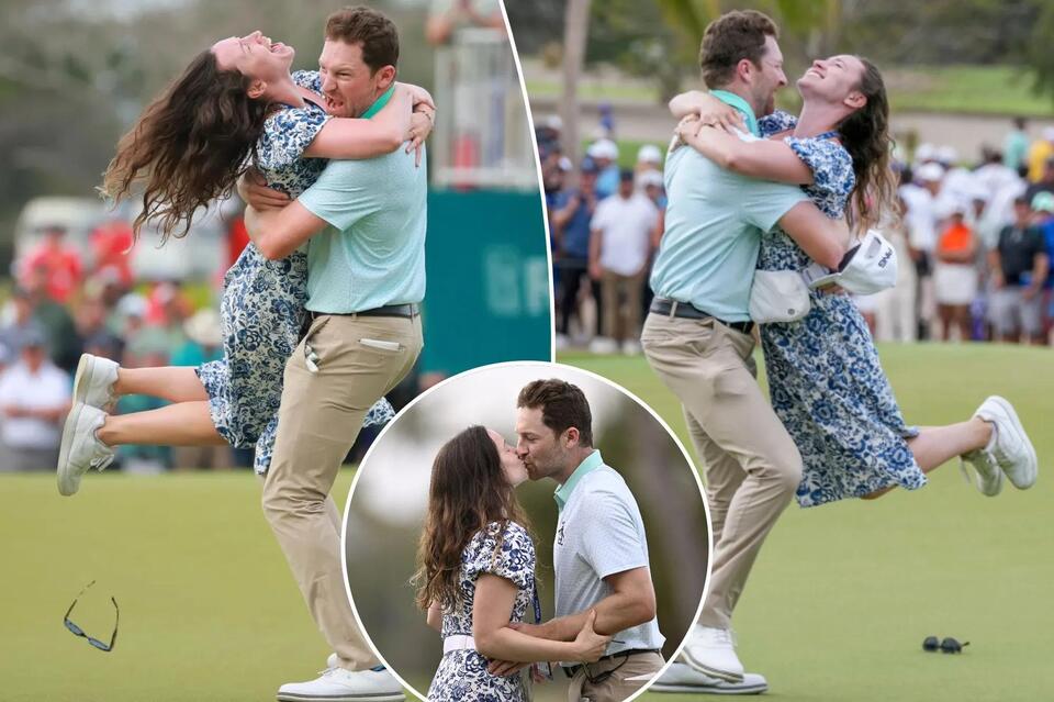 Girlfriend of golfer Brian Campbell gets emotional after his chaotic ...