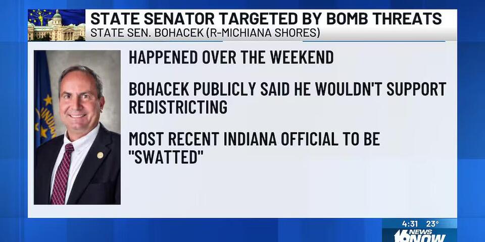 Indiana State Sen. Mike Bohacek targeted by bomb threats - NewsBreak