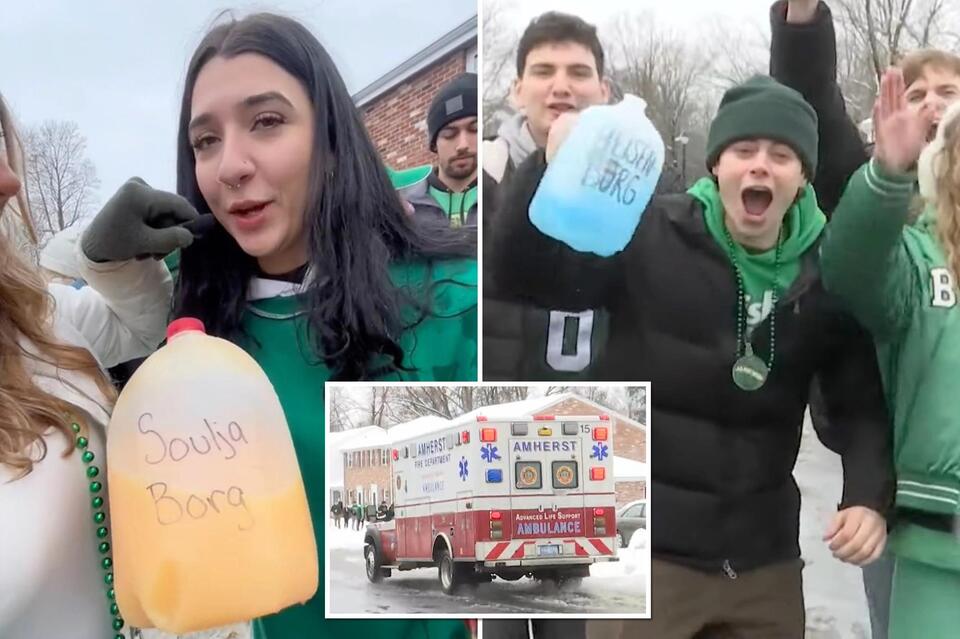 Dozens of UMass students in hospital over dangerous ‘borg’ TikTok booze ...