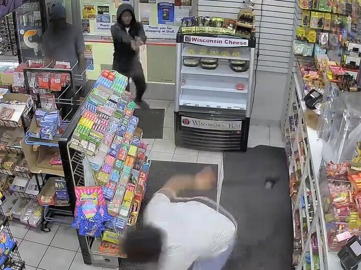 Suspect on the run after Inkster gas station shooting