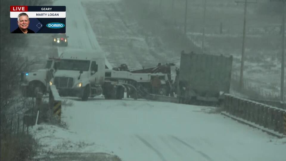 Marty Logan Live At The Scene Of Jack-Knifed Semi - NewsBreak