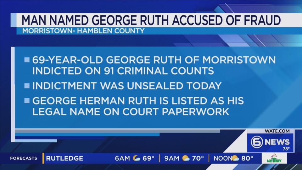 Man with same name as ‘Babe’ Ruth accused of fraud, using dead baseball ...