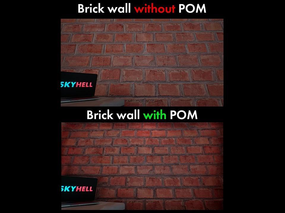 Creation of Parallax Occlusion Mapping (POM) in Unreal Engine 5 Creation of Parallax Occlusion Mapping (POM) in Unreal Engine 5