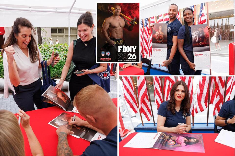 FDNY unveils ‘Calendar of Heroes’ as smoke-show models ready to set New ...