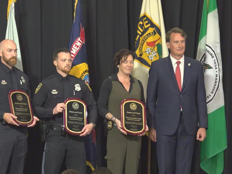 Law enforcement officers honored with Valor award