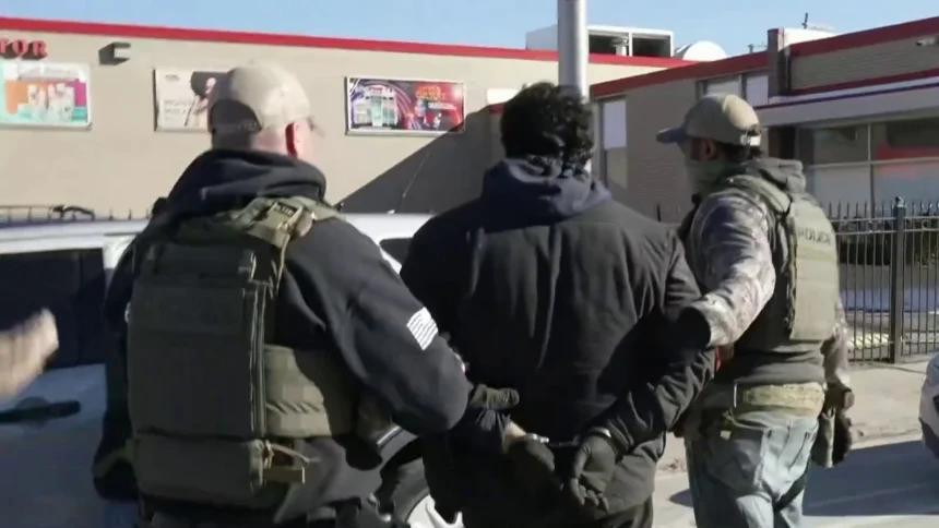 ICE agents search for those with criminal histories but say 'collateral ...