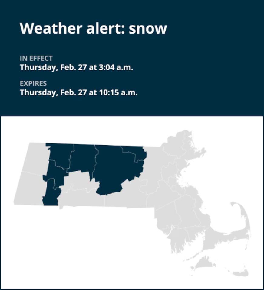 Brace for freezing rain and snow in 4 Massachusetts counties until ...