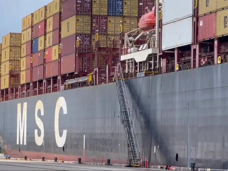 Cargo ship involved in Ravenel Bridge incident moved to North Charleston