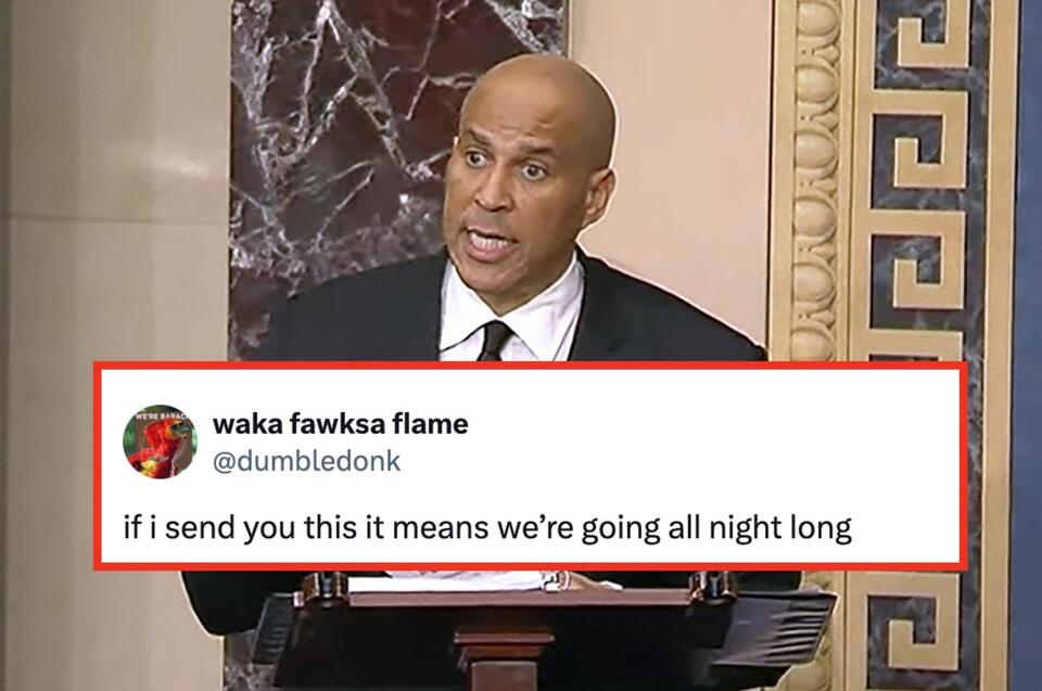 The 21 Absolute Funniest Memes About Cory Booker's 25-Hour Speech ...