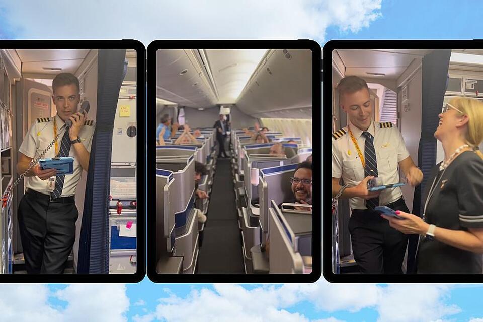 Passengers Erupt as Pilot Reveals Flight Attendant Is His Mom (WATCH ...