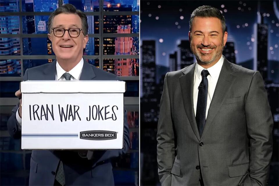 Stephen Colbert ships Jimmy Kimmel box full of 'Iran War Jokes' ahead ...