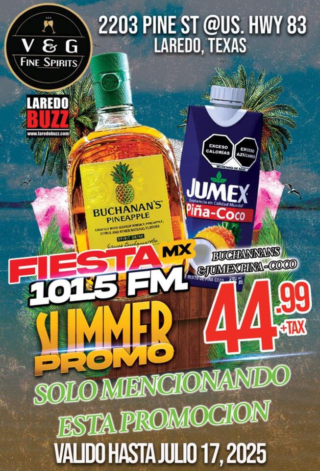 LaredoBuzz.Com & V&G Fine Spirits are teaming up with Edgar Toress and ...