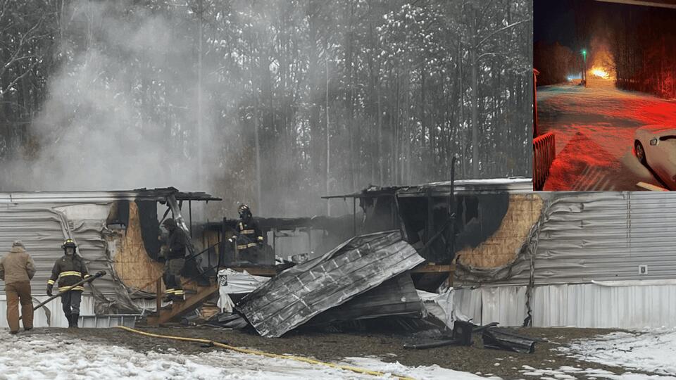 Firefighter loses home to fire moments before winter storm, community ...