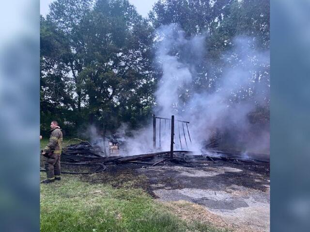 Vacant house burned down, neighboring home damaged in Saturday arson