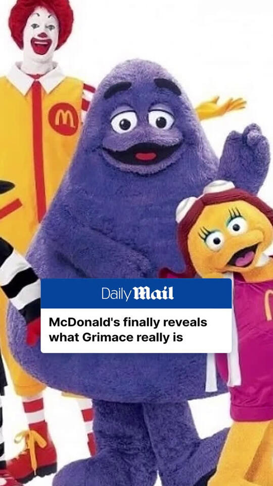 After decades of speculation, McDonald’s has revealed that Grimace ...