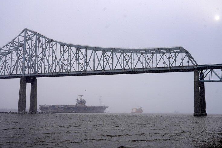 Multi-year renovations on Commodore Barry Bridge begin with ...