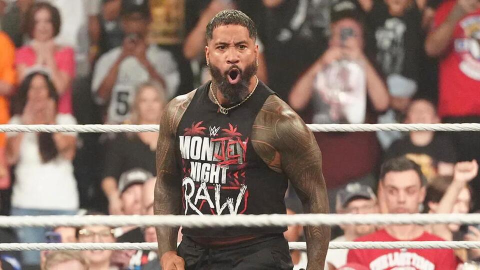 WATCH: Jey Uso Caught Breaking Character During Serious WWE RAW Segment ...