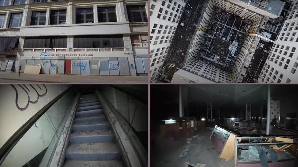 Inside Abandoned Old Famous Barr Building in St. Louis, Missouri ...