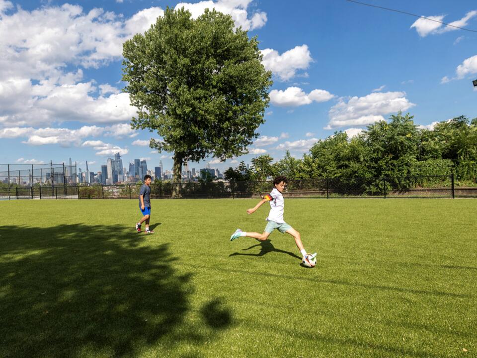 Jersey City Transforms Makeshift Field Into Usable Multipurpose Turf ...