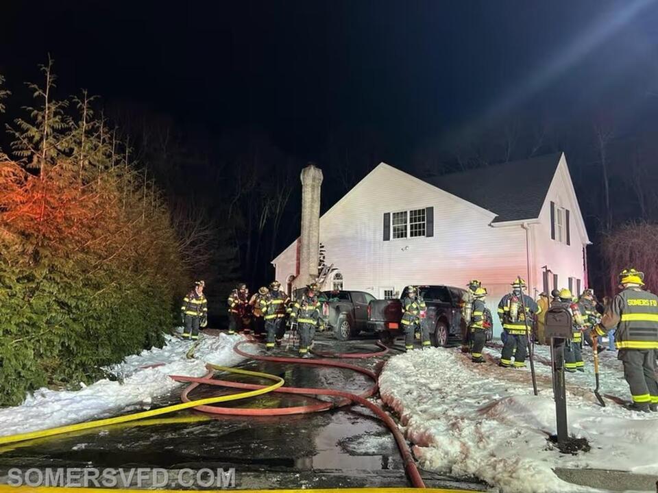Fire Goes Up Inside Walls Of Somers Home, Prompts Hours-Long Battle ...
