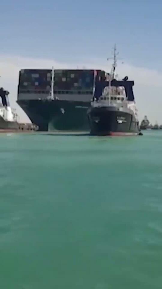 The Suez Canal is finally clear after six days and nights of working on ...