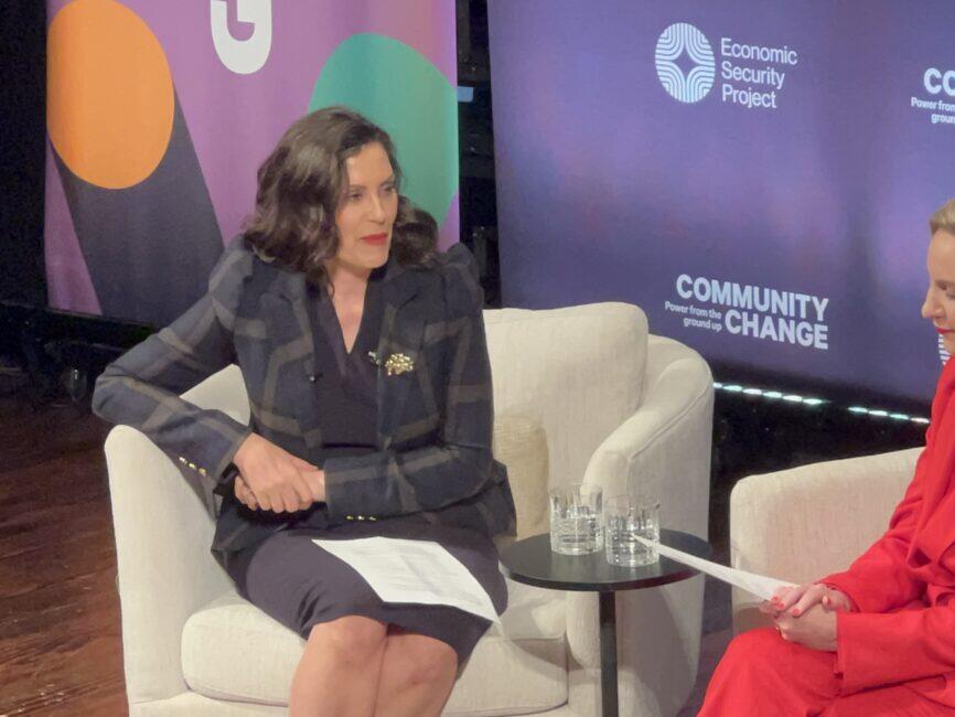 Whitmer talks economic proposals, abortion rights and Trump at Detroit ...