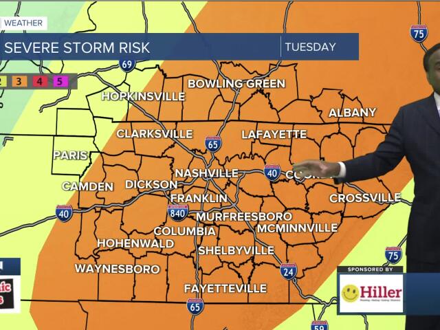 You see the severe weather risk via color on the map. But what does it ...