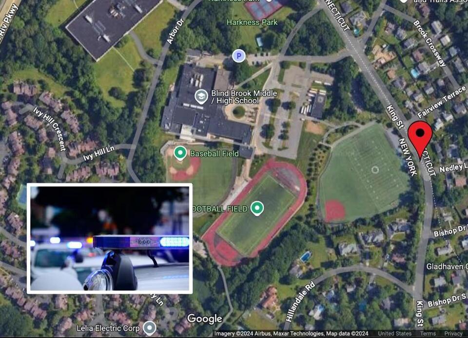 Crash Shuts Down Roadway Near Blind Brook High School In Rye Brook ...
