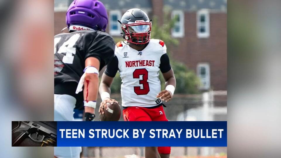 Stray bullet fractures teen athlete's spine inside Philadelphia home ...