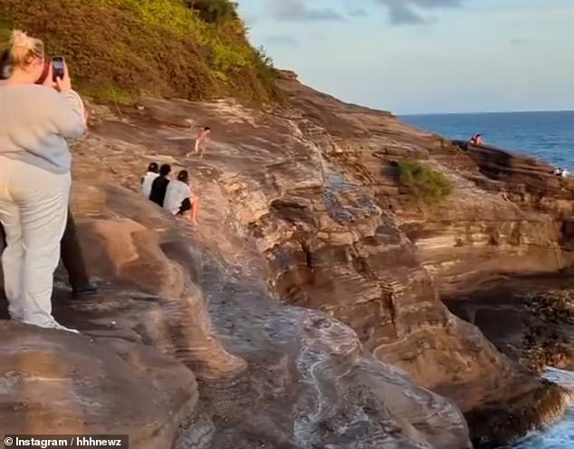 Horror moment tourist dies after jumping from Hawaii's infamously ...