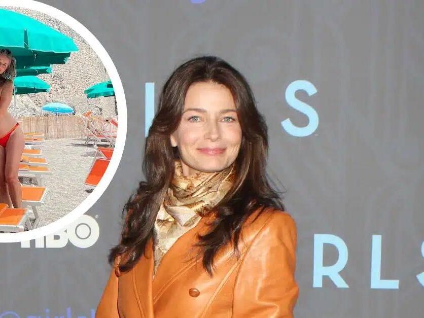 Paulina Porizkova Shows Off Gorgeous Summer-Ready Body In Bright Orange ...