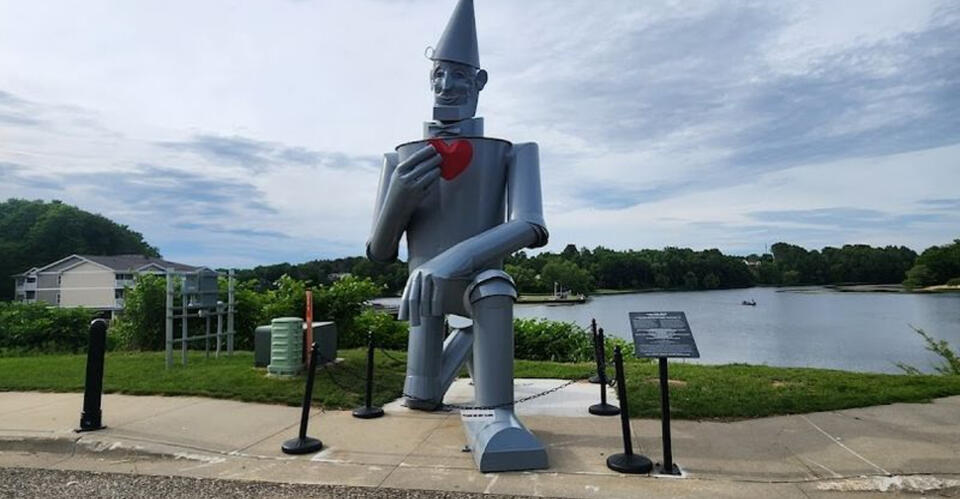 A 24-foot Tin Man sculpture in Michigan that’s full of charm - NewsBreak