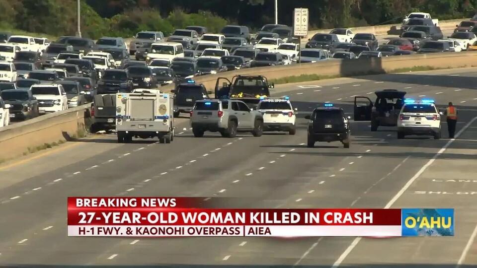 Woman killed, 6 injured in multi-car crash on H-1 Freeway near Kaamilo ...