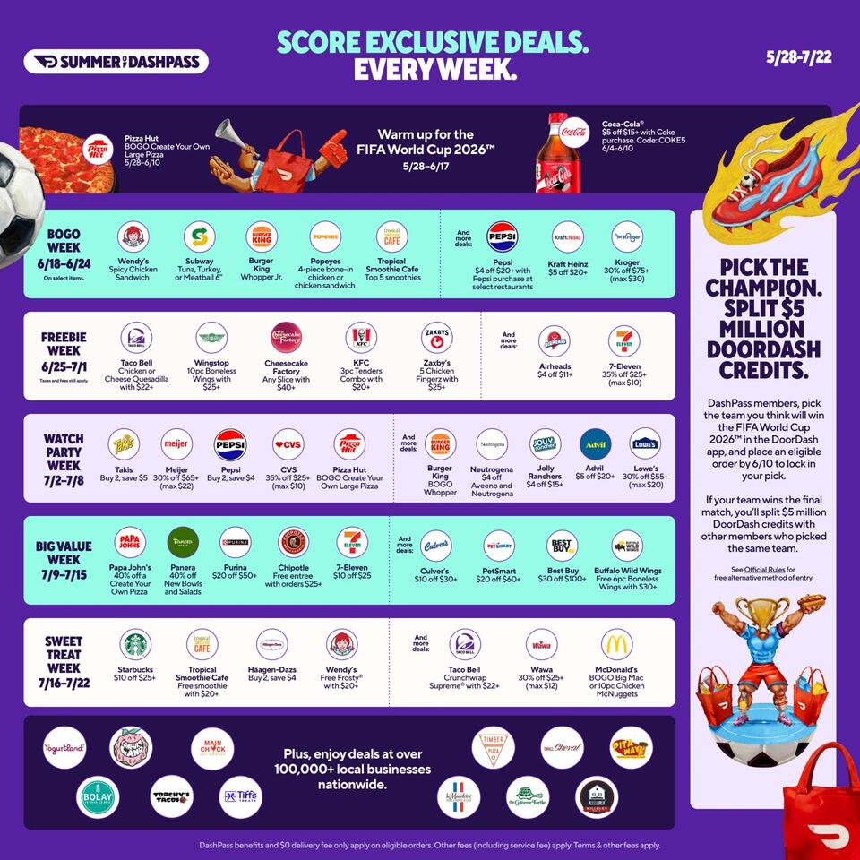 Summer of DashPass Is Back to Help Fans Make the Most of FIFA World Cup ...