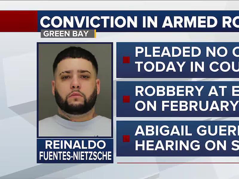 Bellevue man convicted in armed robbery at Green Bay restaurant