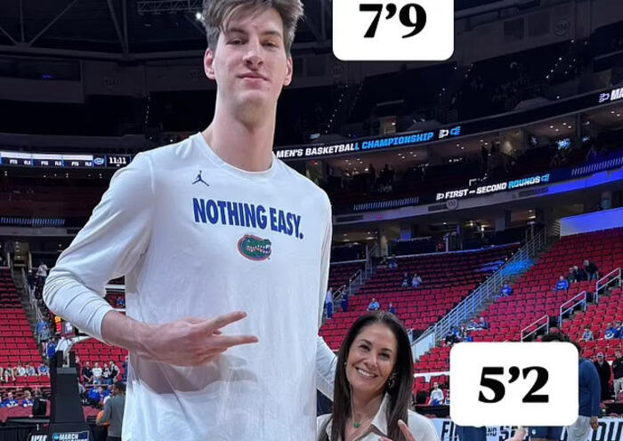 Fans Stunned Over Tracy Wolfson’s Photo With 7-foot-9 College ...