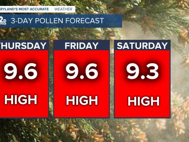 Dry weather continues with high pollen levels - NewsBreak