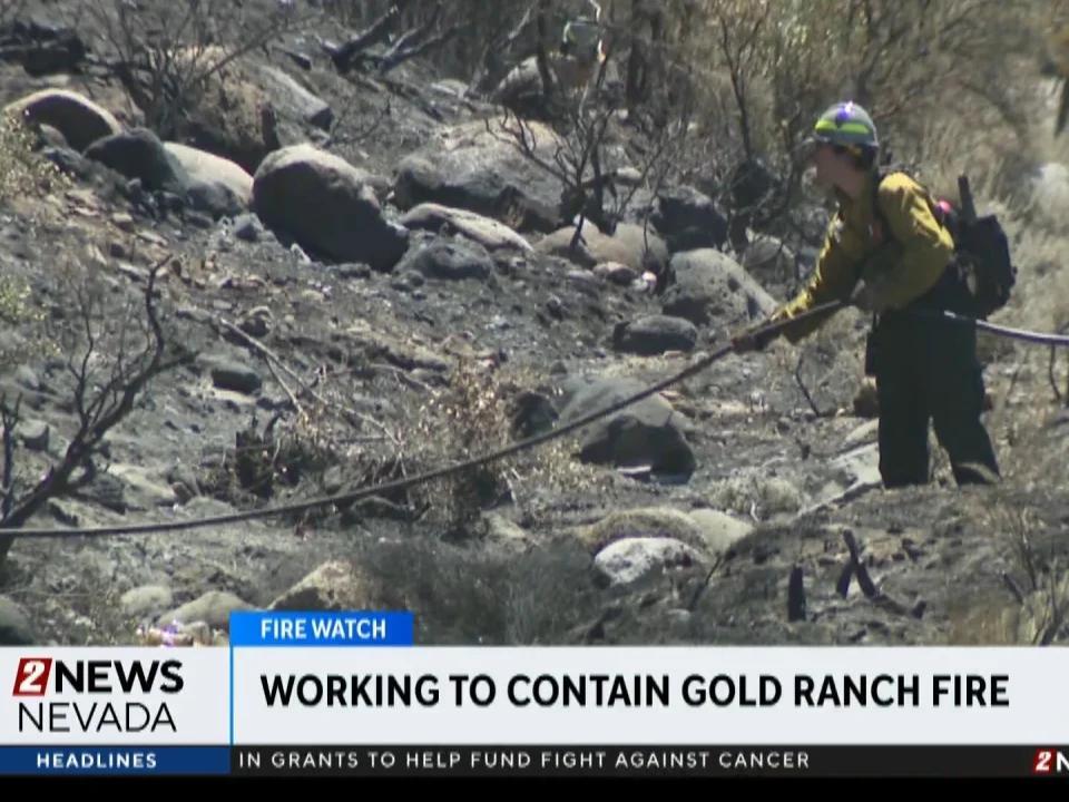 Firefighters working to contain Gold Ranch Fire, residents feeling the ...