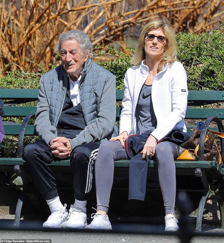 EXCLUSIVE: Tony Bennett, 94, is pictured with wife Susan Crow, 54, in ...