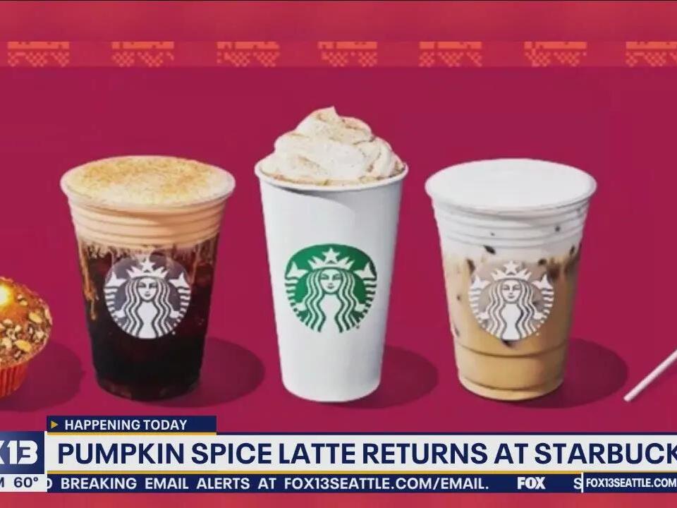Pumpkin Spice Latte returns at Starbucks