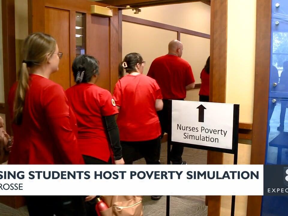 Nursing students host poverty simulation