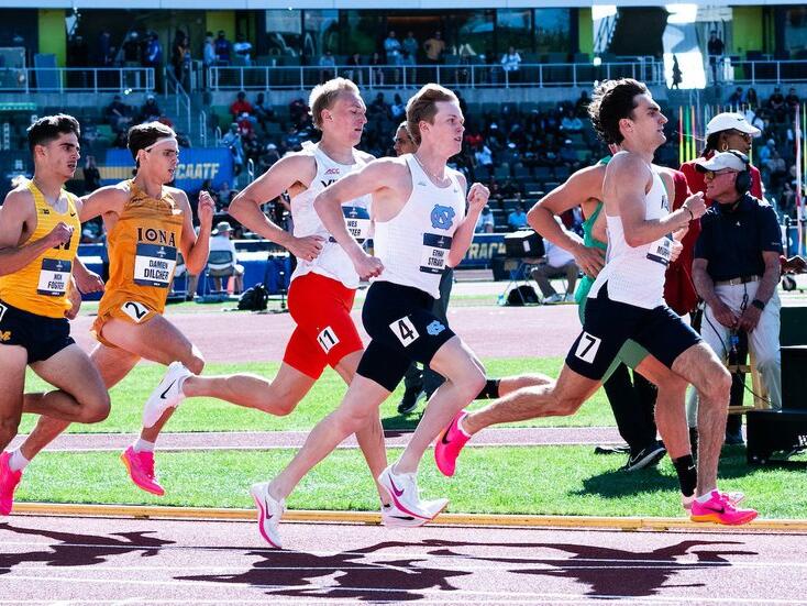 Ethan Strand competes in Olympic trials final