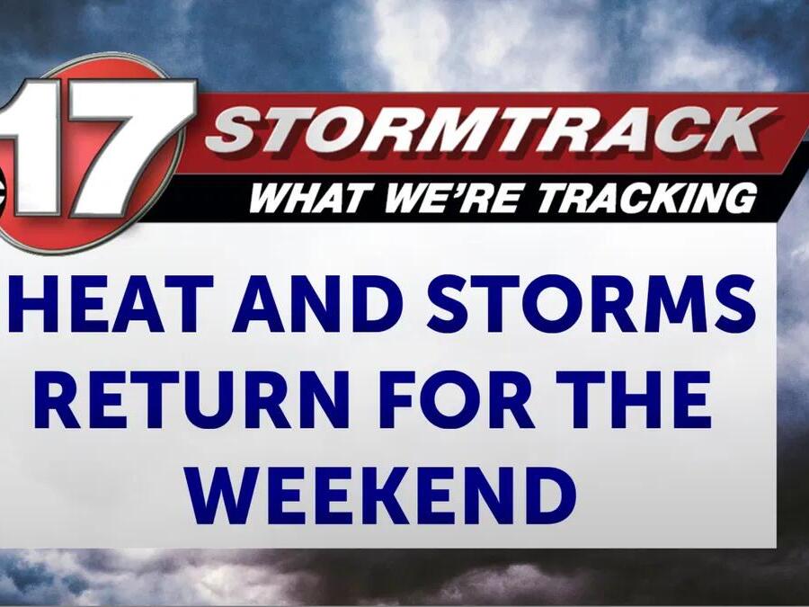 Tracking the return of heat and humidity, scattered storms