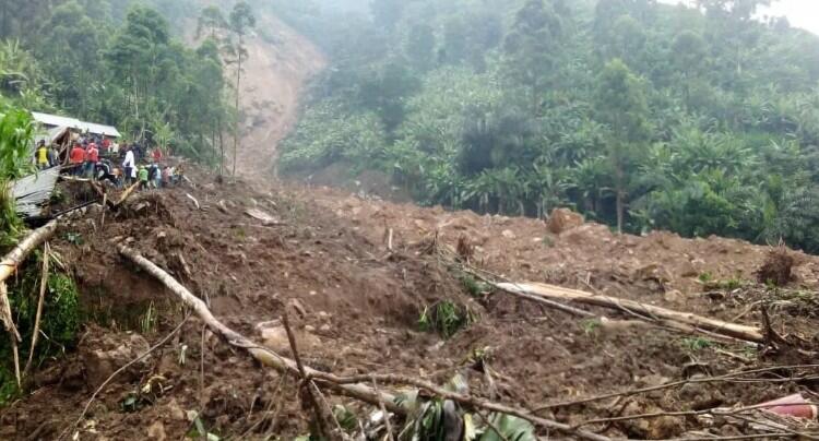 The 13 January 2026 landslide at Burutsi village, in the Kashebere area ...