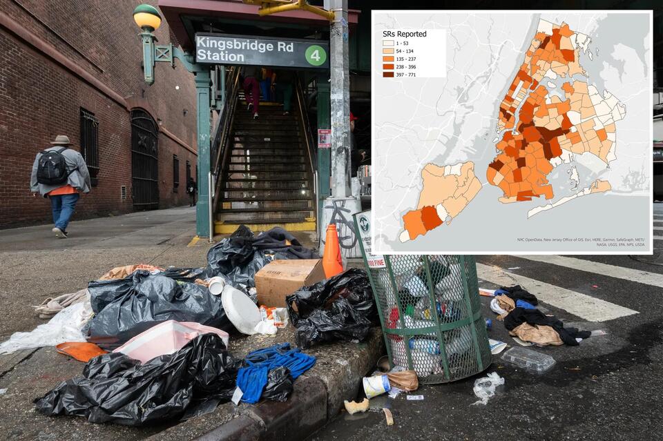 NYC flooded with nearly 32K trash complaints — worst offender is Bronx ...